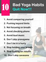 10 Bad Yoga Habits That You Should Quit Now!! – Posthood