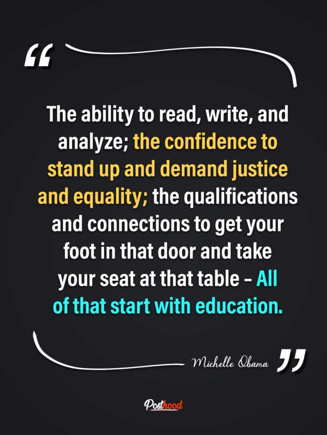 50 Michelle Obama Quotes On Success, Life & Leadership – Posthood